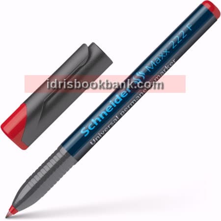 SCHNEIDER MAXX 222 F PERMANENT MARKER RED | Idris Book Bank